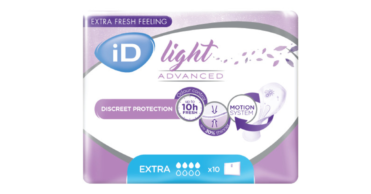 Protection anatomique iD Light - Extra- 12 sachets de 10 - - www.materielmedical.com
